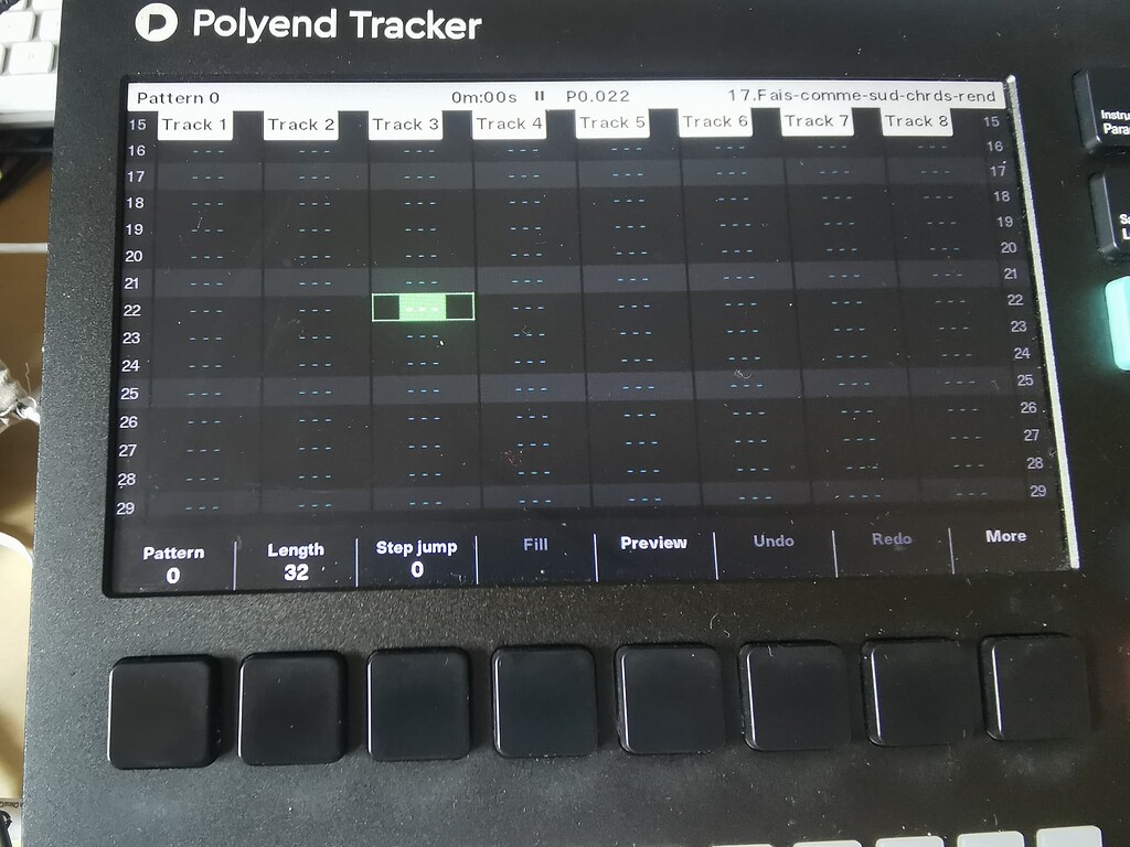 Tracker goes to pattern 0 - Archive - Polyend Backstage