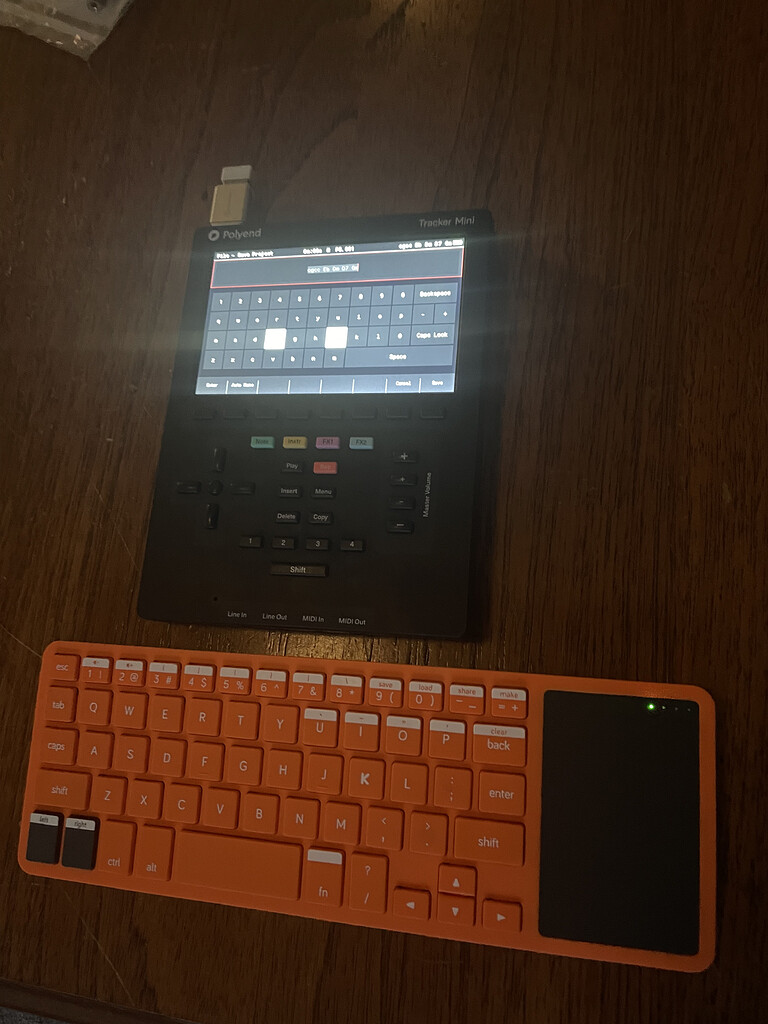 Faster workflow with USB computer keyboard (+/- rotary encoder ...