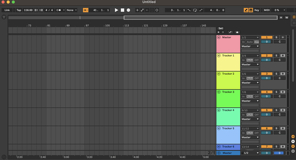 Tracker Mini Audio Over USB Ableton and Bitwig Templates - Tracker ...