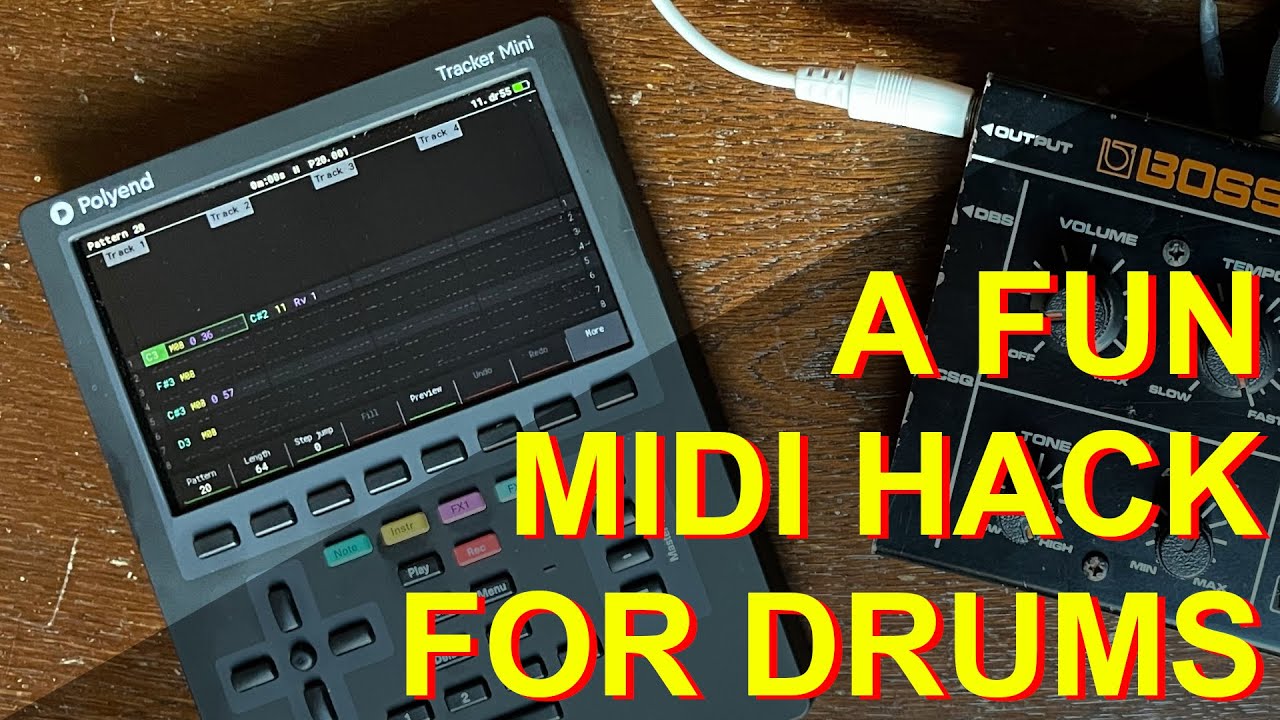 Stazma and the Tracker Mini - Tracker - Polyend Backstage